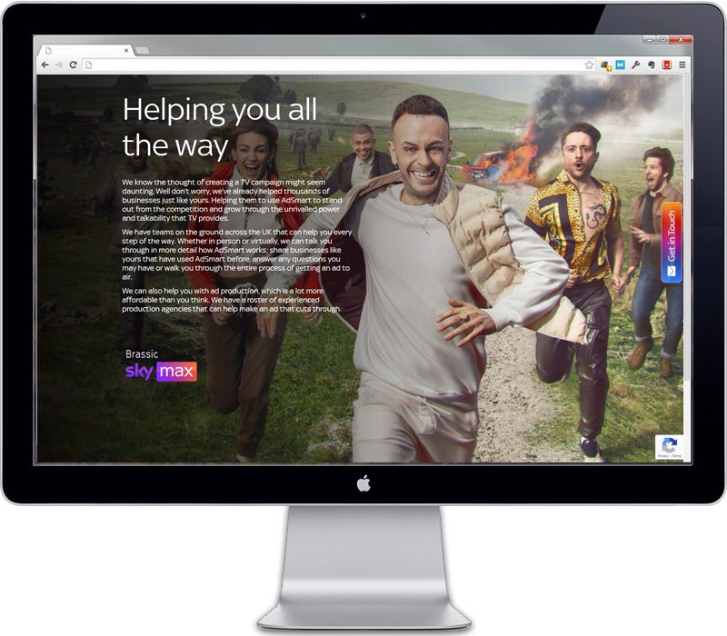 AdSmart From Sky Website rebrand 2023 | Digital-Zest